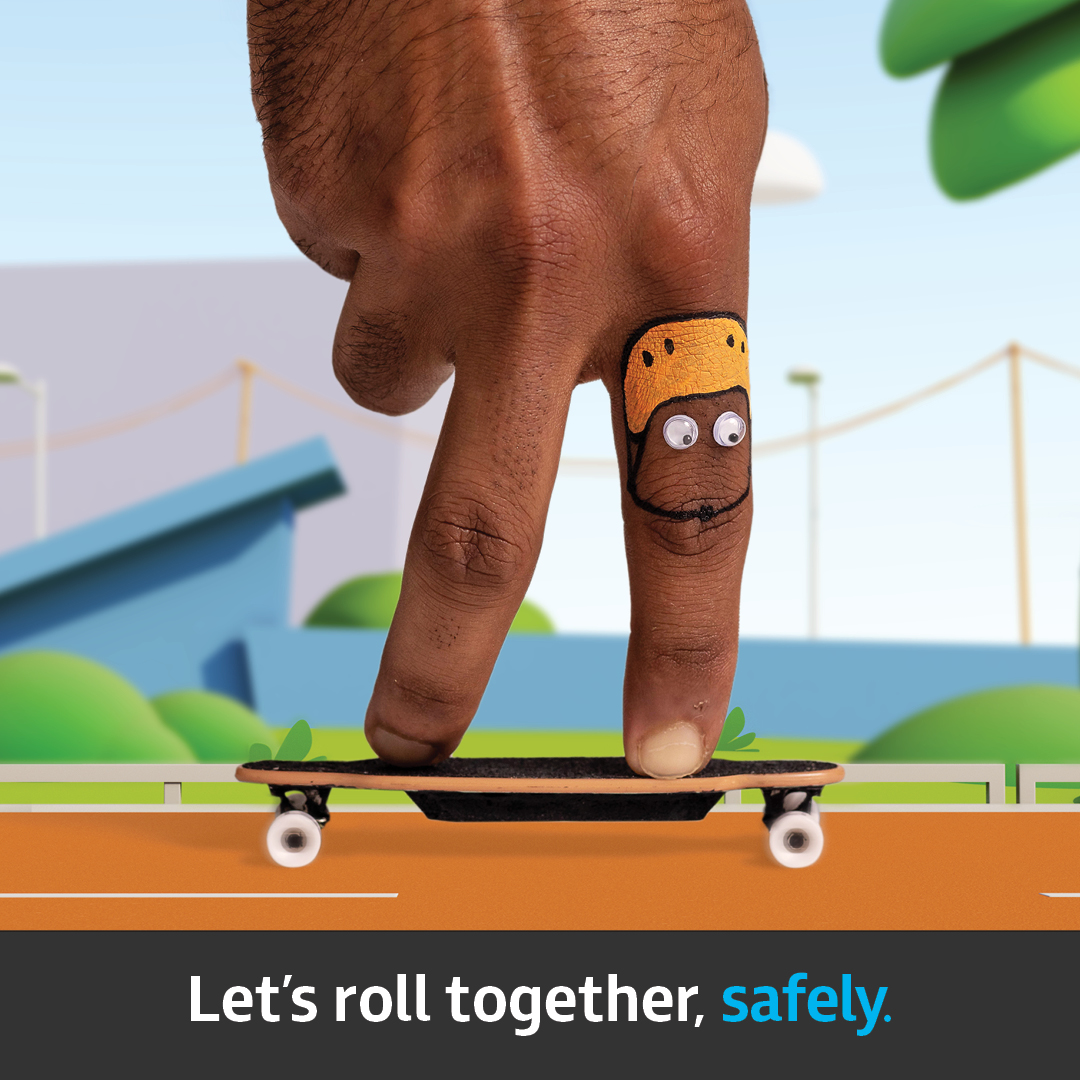 Let's roll together, safely.